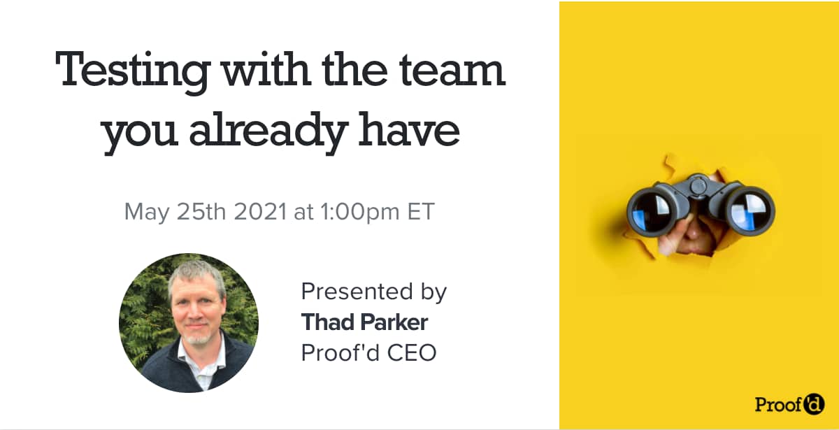 Webinar - An Introduction to Proof'd